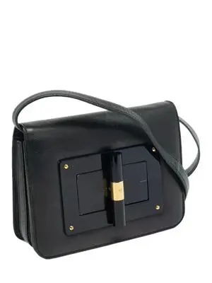TOM FORD Small Natalia Turn-lock Crossbody Bag - Black