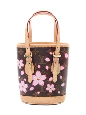 LOUIS VUITTON X Takashi Murakami Monogram Cherry Blossom Handbag - Brown