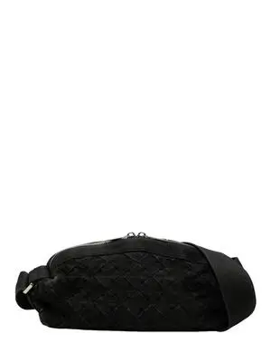 Bottega Veneta Intrecciato Webbing Belt Bag - Black