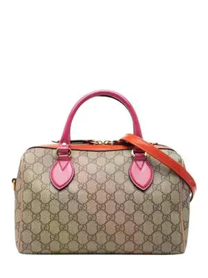 Gucci Limited Edition Gg Supreme Boston Bag Satchel - Neutrals