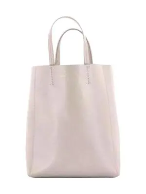 Celine Vertical Cabas Grained Calfskin Tote Bag - Grey