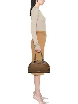 Burberry Nylon Handbag - Brown