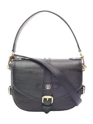 LOUIS VUITTON Saumur Bb Epi Handbag - Black