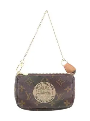 LOUIS VUITTON Monogram Mini Pochette Accessoires Handbag - Brown