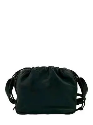 Loewe Leather Anagram Crossbody Bag - Black