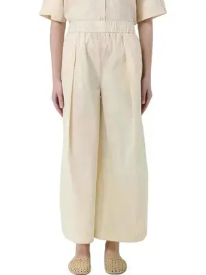 COLMAR Pleated Wide-leg Palazzo Pants - Neutrals