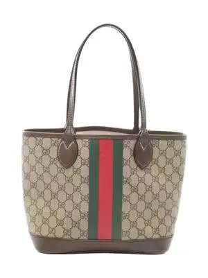Gucci Ophidia Gg Supreme Tote Bag - Neutrals