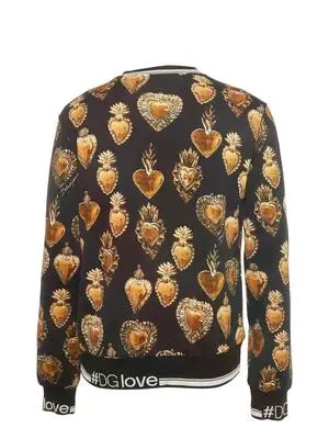 Dolce & Gabbana Sacred Heart Hoodie - Black