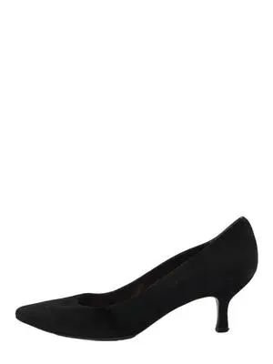 STUART WEITZMAN Suede Pointed-toe Pumps - Black