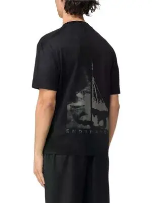 Premiata Logo-print Graphic-print T-shirt - Black