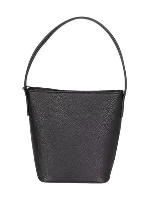 MIZUIRO IND Grained Leather Bucket Bag - Black