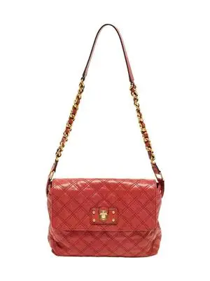 Marc Jacobs The Xl Quilted Shoulder Bag - Red
