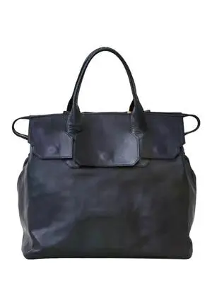 CORNELIAN TAURUS BY DAISUKE IWANAGA Cornelian Taurus By Daisuke Iwanaga Key Hole Boston Leather Luggage Bag