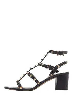 Valentino Garavani Valentino Garavani Rockstud Caged Sandals Black