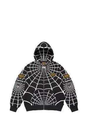 Supreme Vanson Leathers X Marvel Spider-man Hoodie - Black