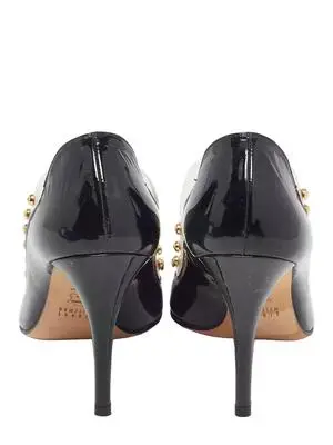 STUART WEITZMAN Embellished Peep-toe Pumps - Black