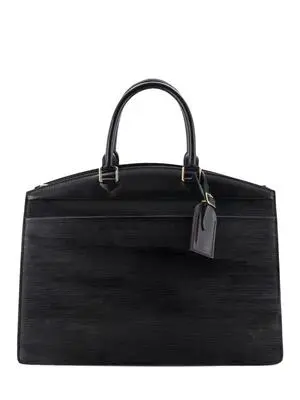 LOUIS VUITTON Riviera Handbag Epi Leather Tote Bag - Black