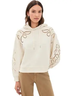 BA&SH BA&SH Beni Embroidered Hoodie