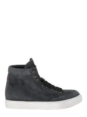 Isaia Suede High-top Sneakers - Grey