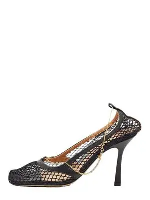 Bottega Veneta Stretch Chain-detail Pumps - Black