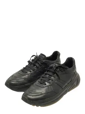 Bottega Veneta Speedster Lace-up Leather Sneakers - Black
