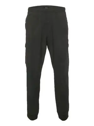 Theory Diamond-weave Texture Trousers - Black
