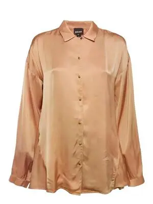 Just Cavalli Beige Button-front Shirt - Neutrals