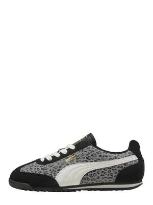 PUMA Arizona Leopard Print Lace-up Sneakers - Gray