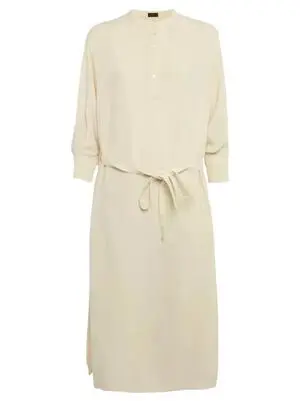 JOSEPH Beige Tie-waist Maxi Dress - Neutrals