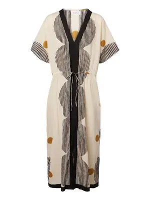 Velvet By Graham & Spencer Amira Printed Cotton Kaftan - Multicoloured