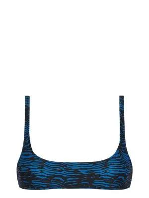TROPIC OF C Skinny Bralette Aegean Zebra - Multi
