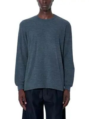 SSSTEIN Textured Knit Sweater - Grey