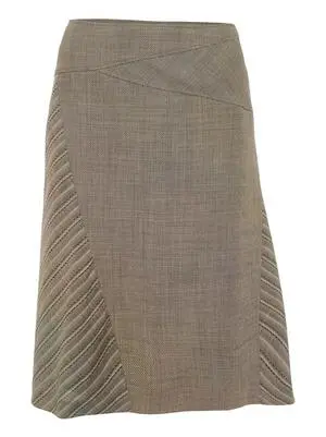 Kenzo A-line Midi Skirt - Grey
