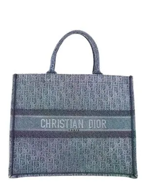 Dior Book Oblique Large Tote Bag - Blue