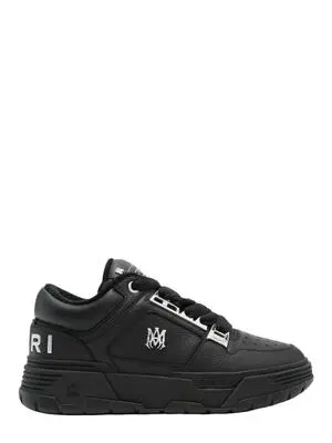 Amiri Ma-1 Grained Leather Low-top Sneakers - Black