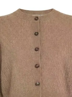 Le Kasha Gaya Button-up Cardigan - Brown