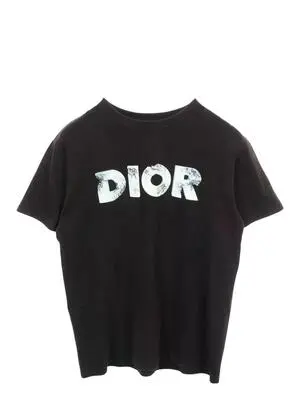 DIOR X Daniel Arsham 2000s Logo-print T-shirt