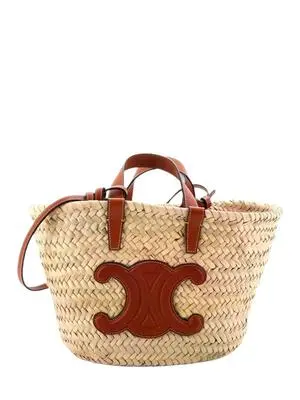 Celine Classic Panier Basket Tote Bag - Neutrals