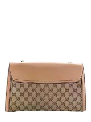 Gucci Gg Canvas And Leather Medium Shoulder Bag - Brown