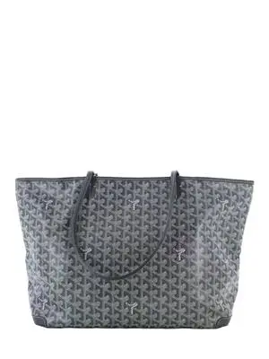 Goyard Artois Tote Coated Canvas Mm Shoulder Bag - Grey