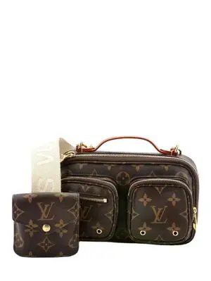 LOUIS VUITTON Monogram Canvas Utility Crossbody Bag - Brown