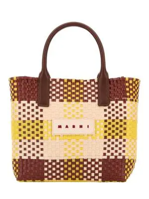 Marni Printed Polypropylene Handbag - Multicolor