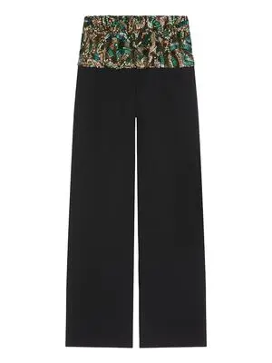 DRIES VAN NOTEN Dries Van Noten Virgin Wool Wide Leg Trousers