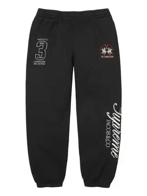 Supreme X La Martina X Jacob & Co Sweatpant - Black