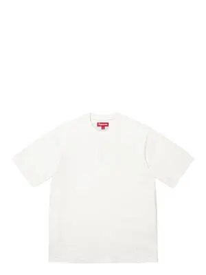 Supreme Rhinestone Script Short-sleeve Top - White