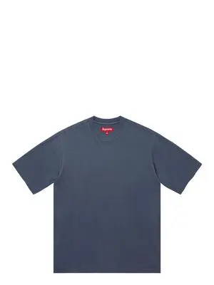 Supreme Rhinestone Script Short-sleeve Top - Blue