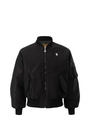 HELLSTAR Core Logo Bomber Jacket - Black