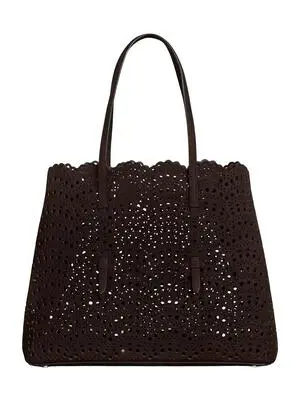 Alaïa Mina 37 Leather Shoulder Bag With Vienne Motif - Multicolor