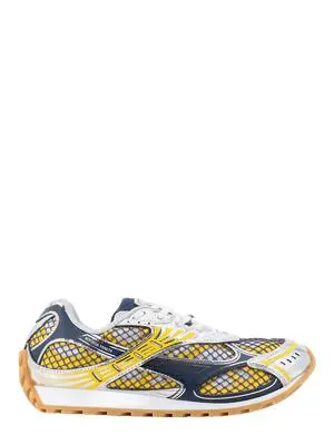 Bottega Veneta Bottega Veneta Orbit Mesh And Leather Sneakers Multicolor