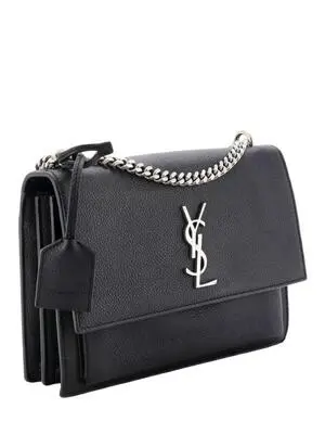 Saint Laurent Medium Sunset Bag - Black